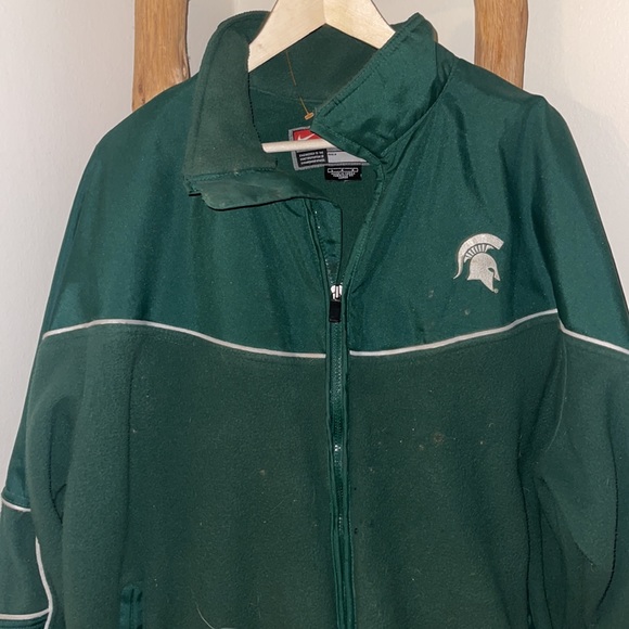 Nike | Jackets & Coats | Rare Vintage 99s Nike Michigan State Fleece ...